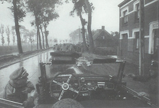 Hitler’s motorcade in Cappelle la Grande, on the D916